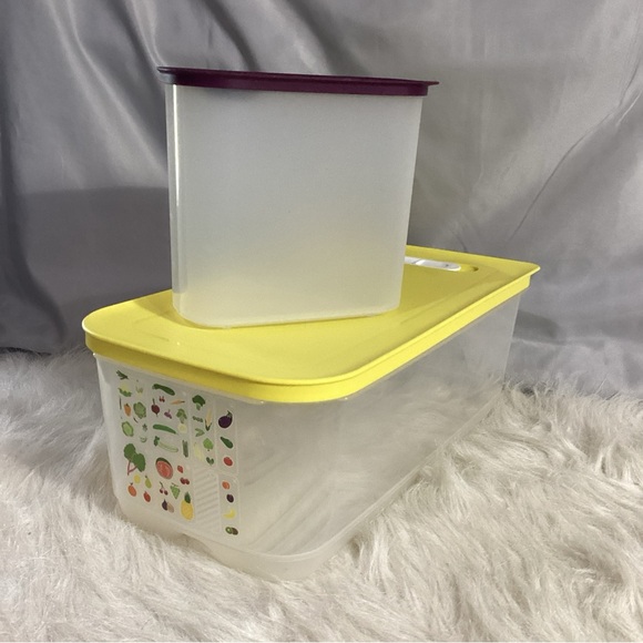 Tupperware | Kitchen | Tupperware Fridgesmart Fruit Veggie Storage Bowl ...